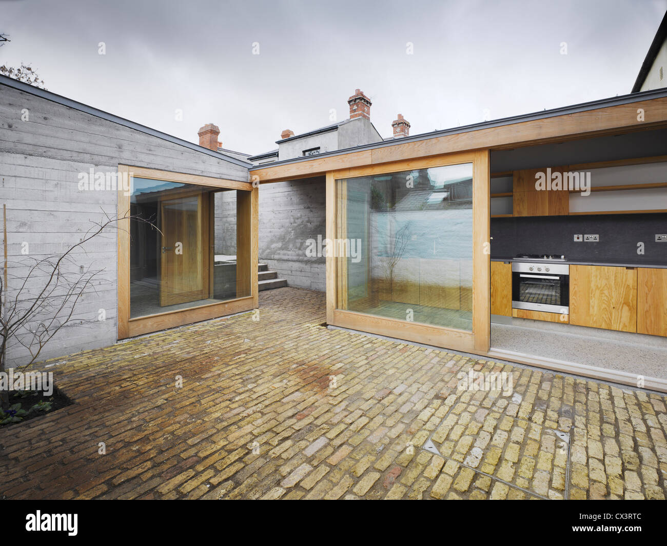 Laneway Wall Garden House, Portobello, Ireland. Architect: Donaghy ...