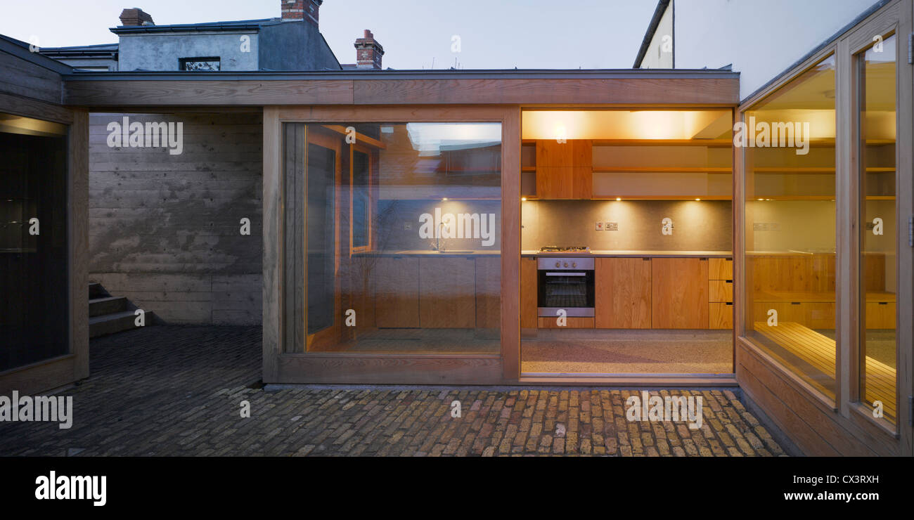 Laneway Wall Garden House, Portobello, Ireland. Architect: Donaghy ...