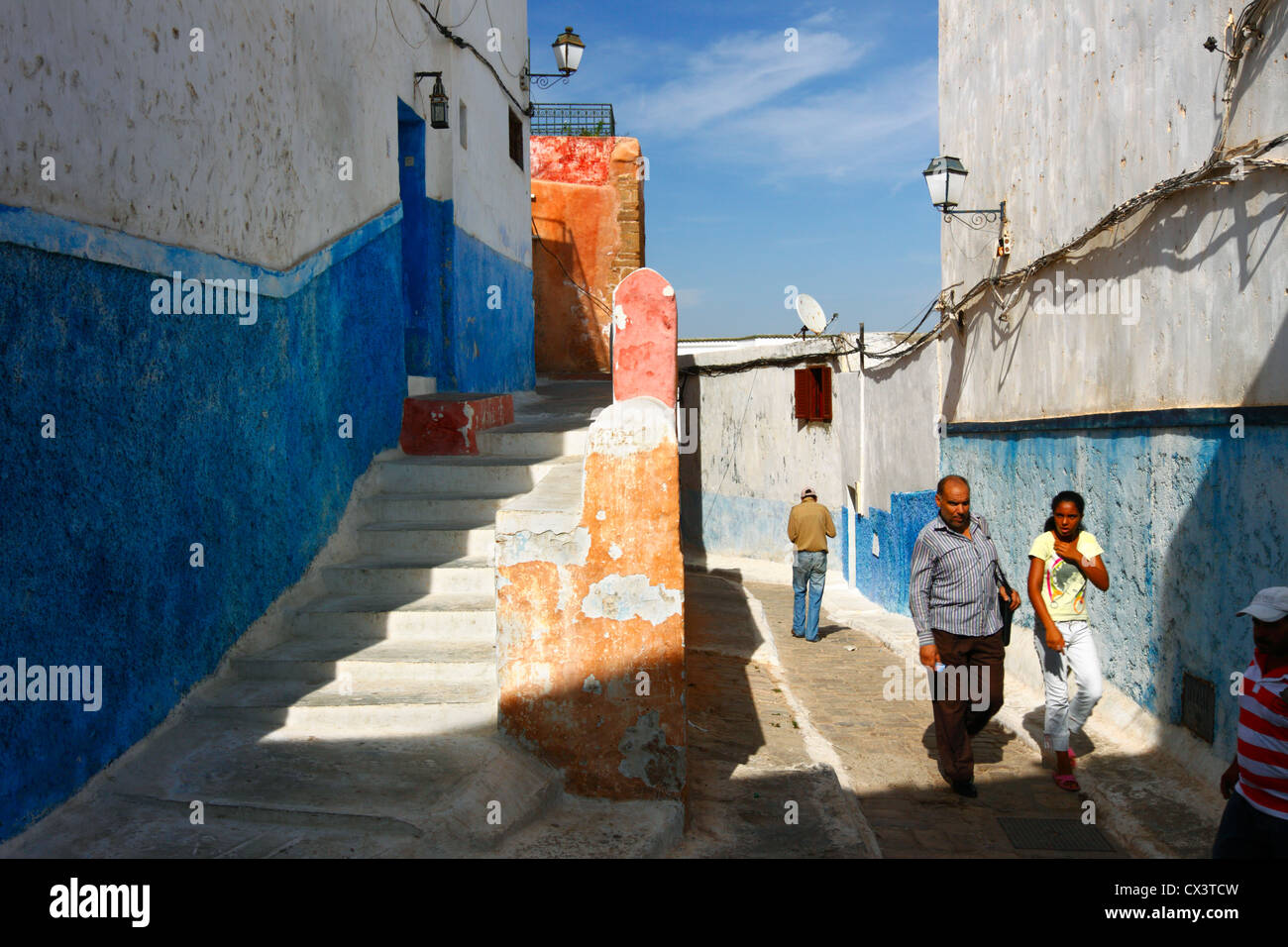 Kasbah of the Udayas Rabat, Morocco Stock Photo - Alamy