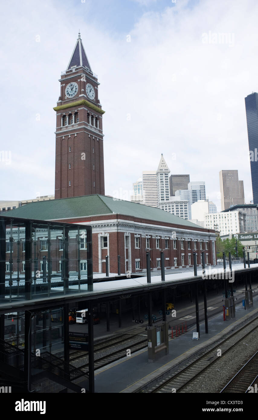 Seattle, Washington State, USA Union Amtrack Station Stock Photo - Alamy
