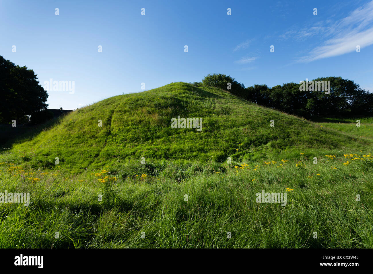 The site of an iron age fort in Barwick in Elmet West Yorkshire Stock ...