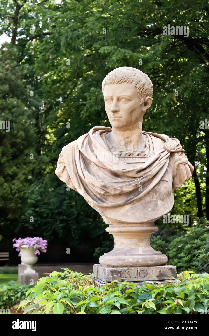 Antique Emperor - Caligula. Marble sculpture Stock Photo - Alamy