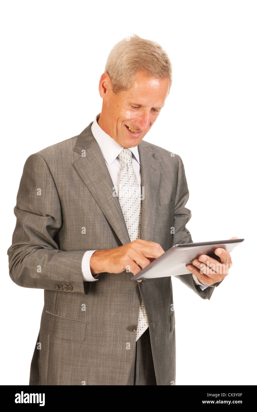 Elderly pointing at keyboard hi-res stock photography and images - Alamy