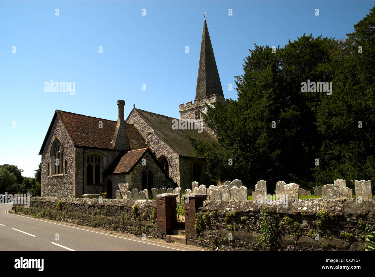 St John the Baptist Church, Westbourne, West Sussex Stock Photo - Alamy