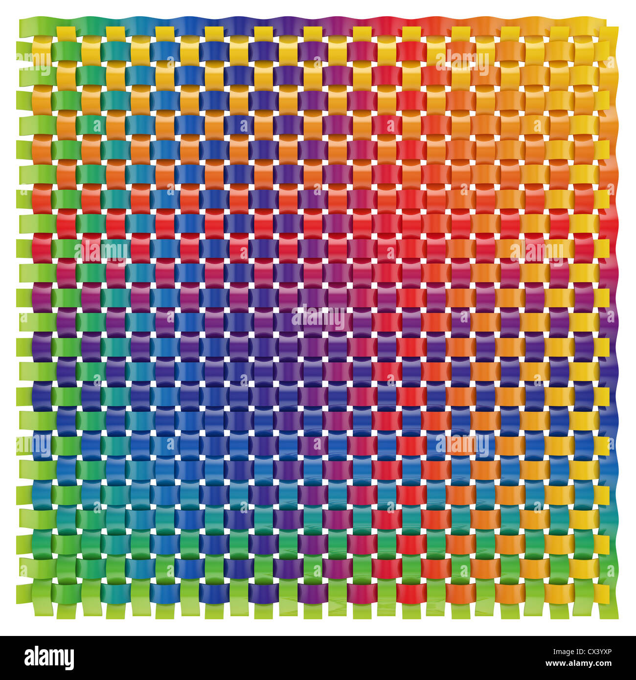 3d illustration of colorful wave background Stock Photo - Alamy