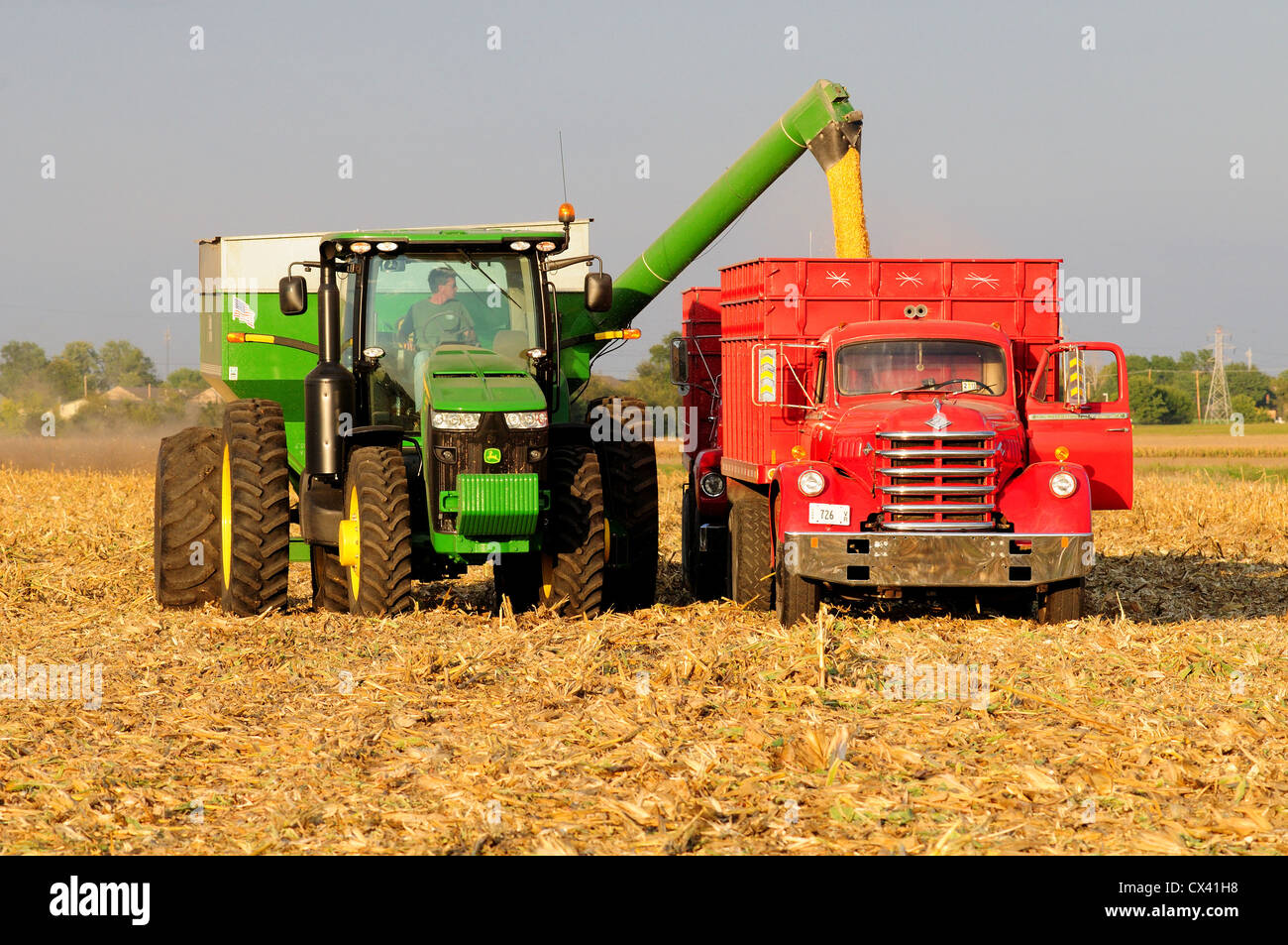 Combine truck hi-res stock photography and images - Alamy