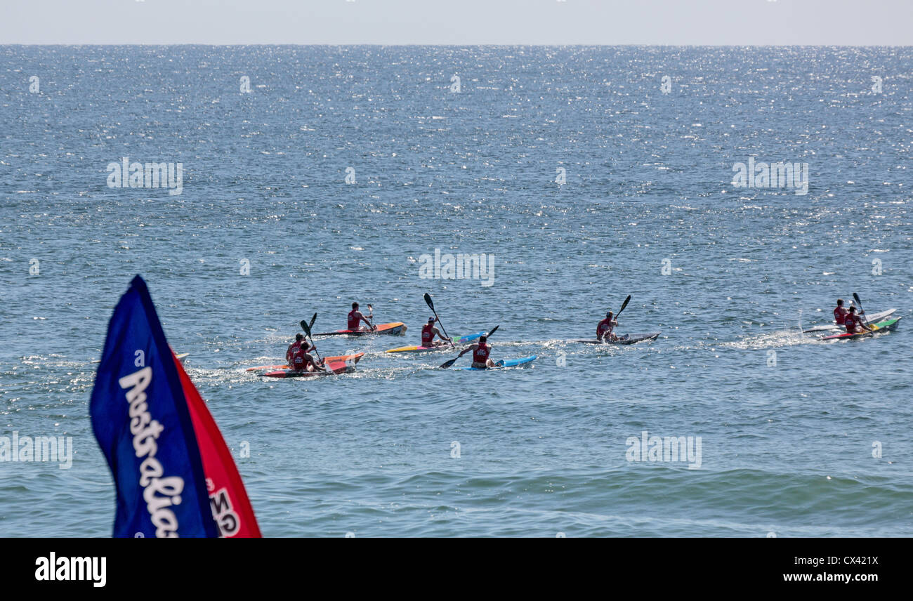 Surf Lifesaving carnival Tugun Beach Queensland surf clubs attend a ...