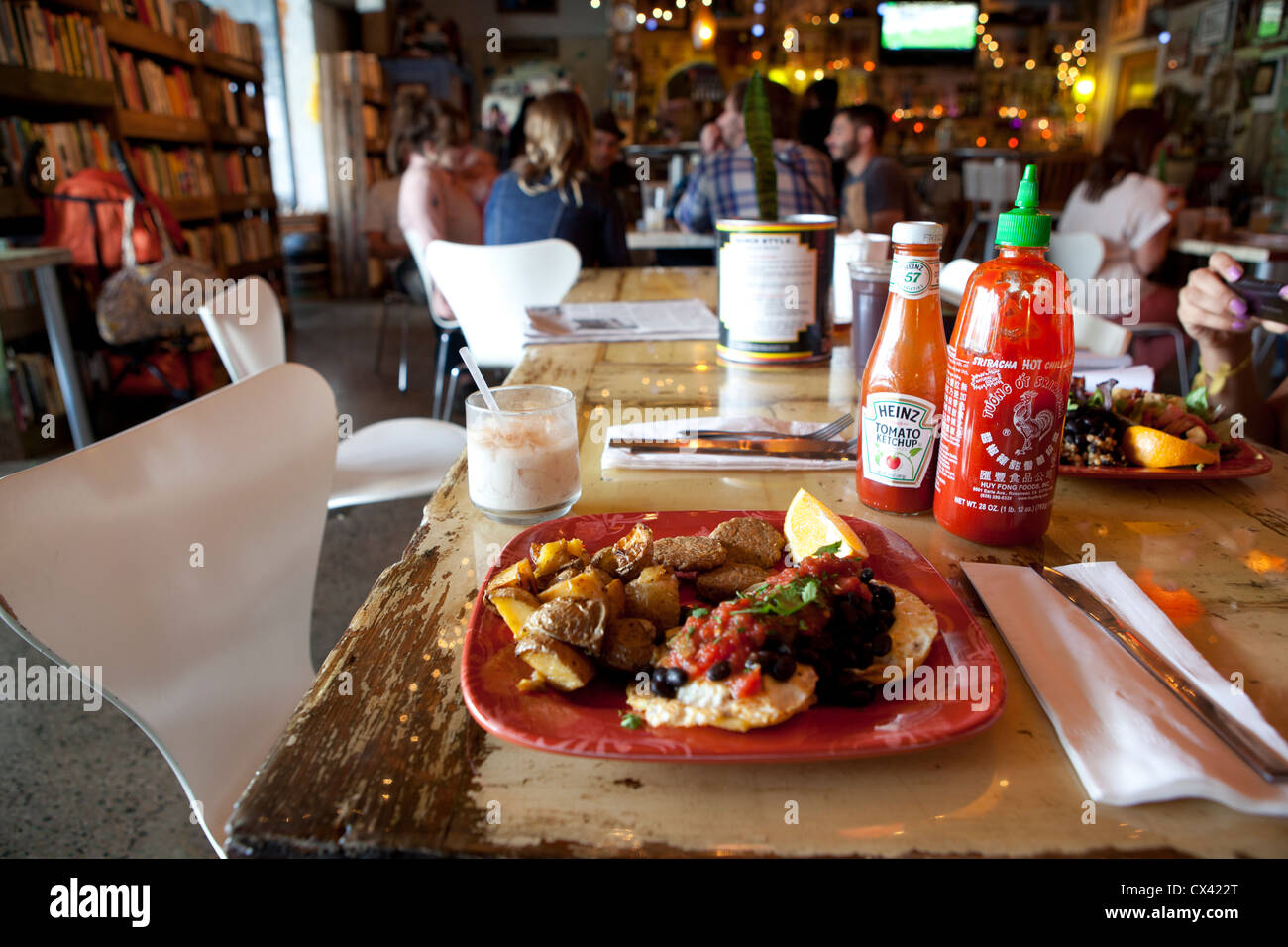 Breakfast diner bar College park Orlando Florida USA Stock Photo - Alamy