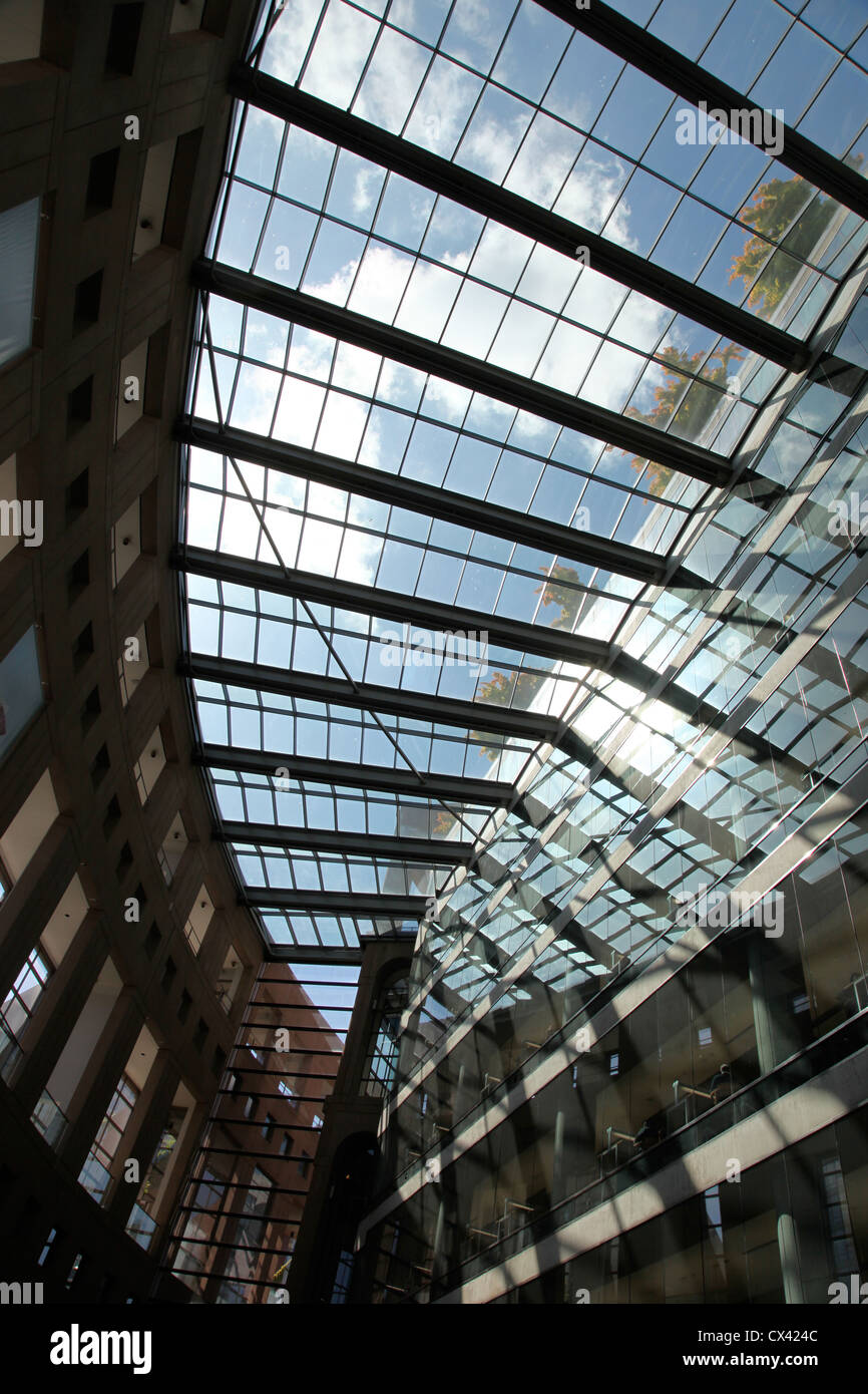 Vancouver Centennial Library Ceiling Skylights Stock Photo - Alamy