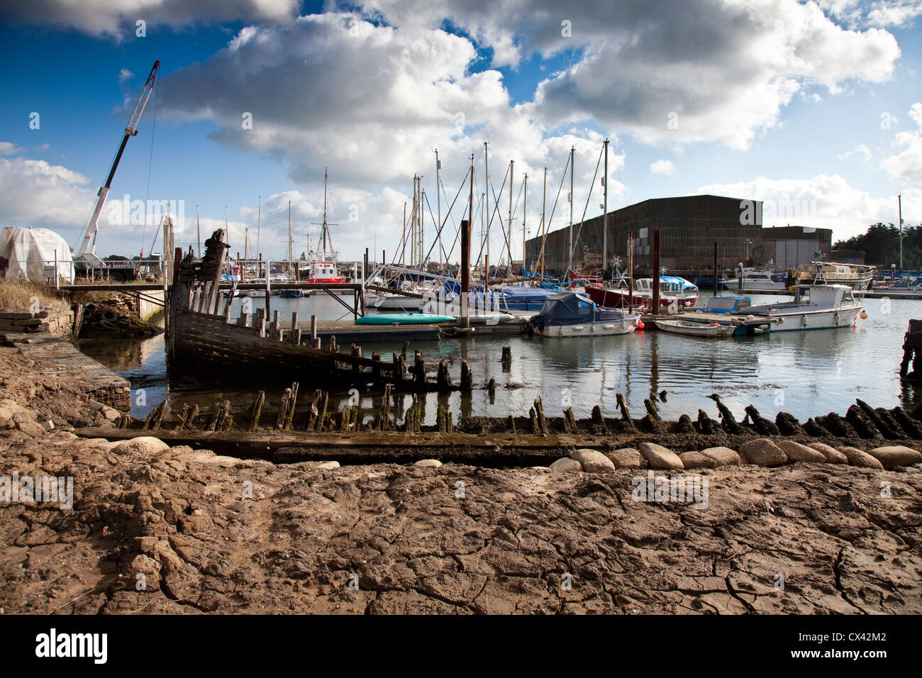 Lake Lothing Lowestoft Stock Photo - Alamy