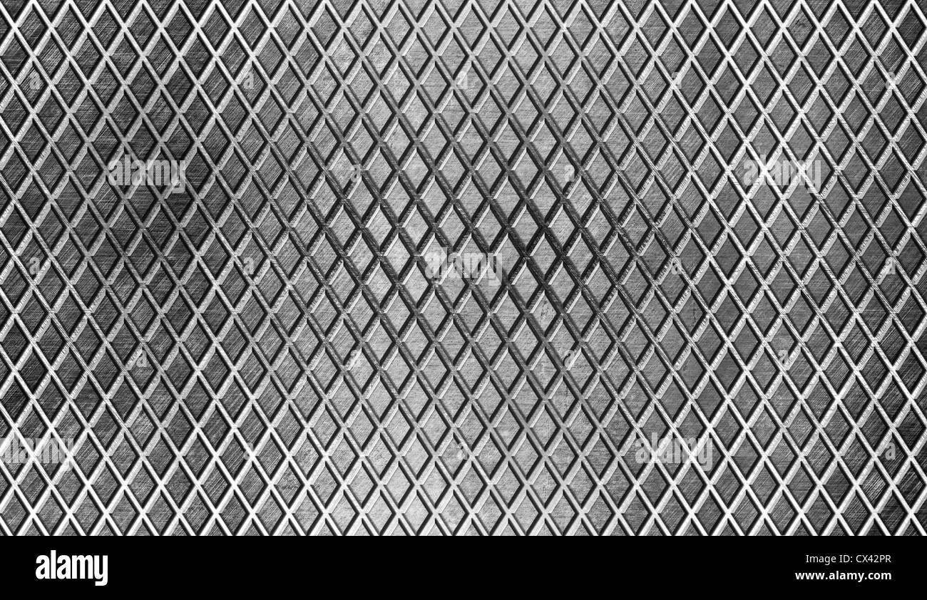 diamond metal floor industrial background Stock Photo - Alamy