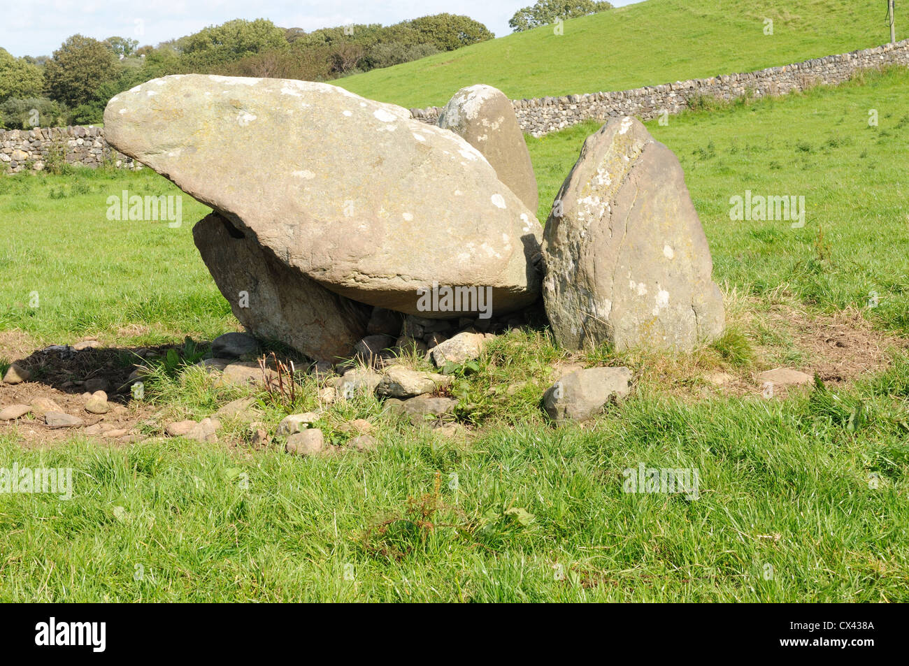 Penarth Chambered Tomb Gwynedd Wales Cymru UK GB Stock Photo - Alamy
