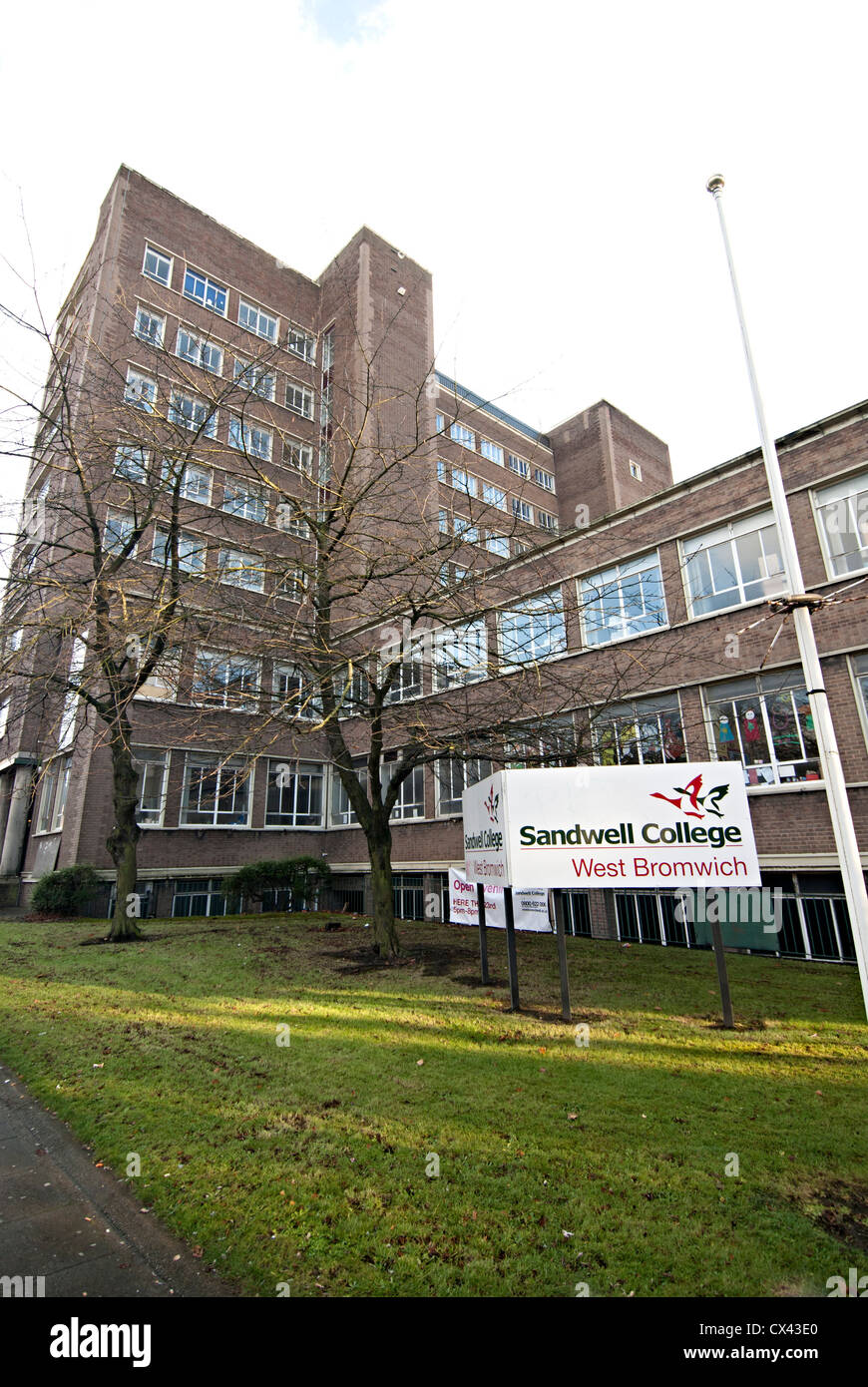 Sandwell college west Bromwich college old building Stock Photo - Alamy