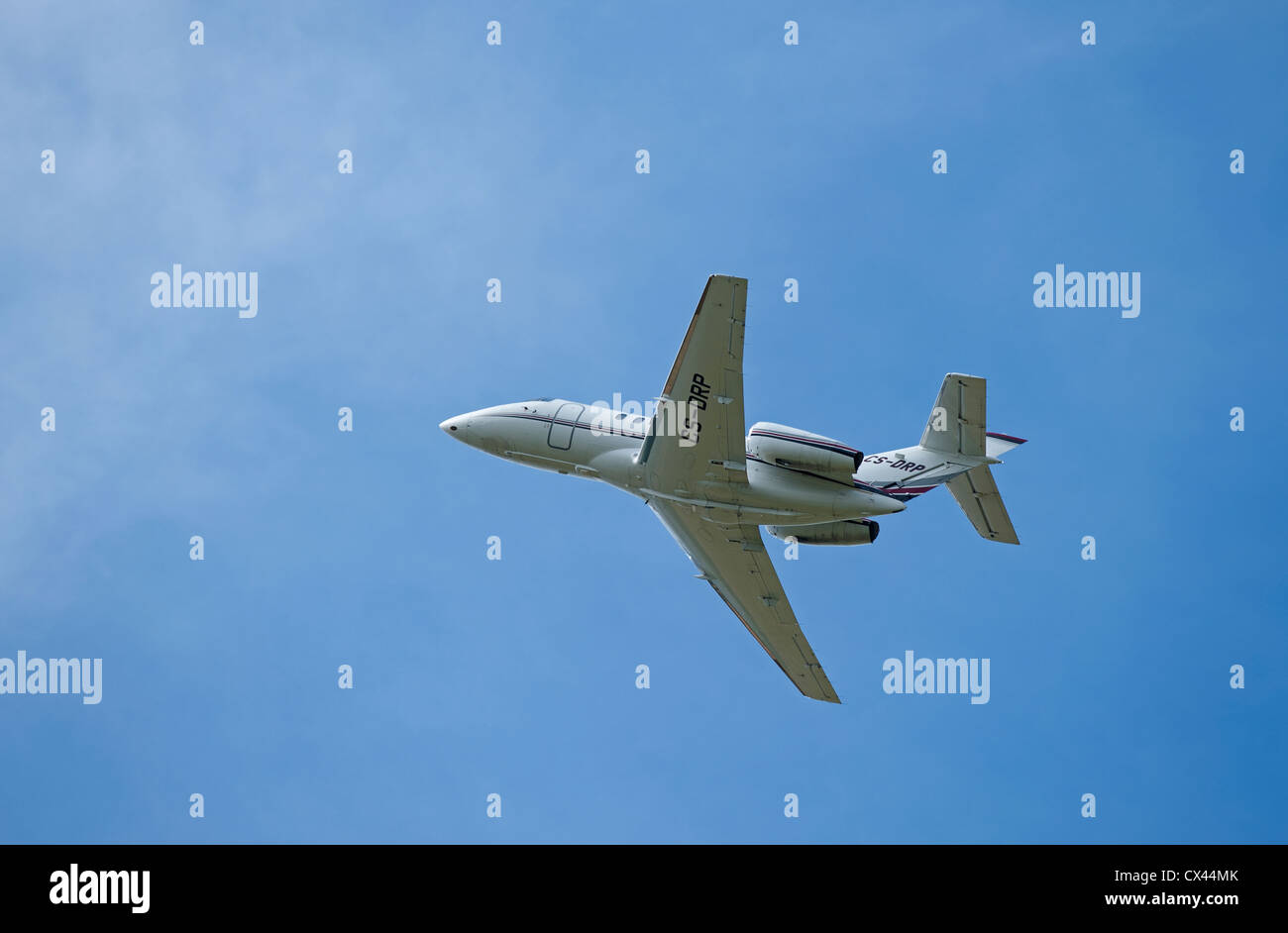 Twin Engined Corporate Jet Aircraft Dalcross Airport Inverness ...