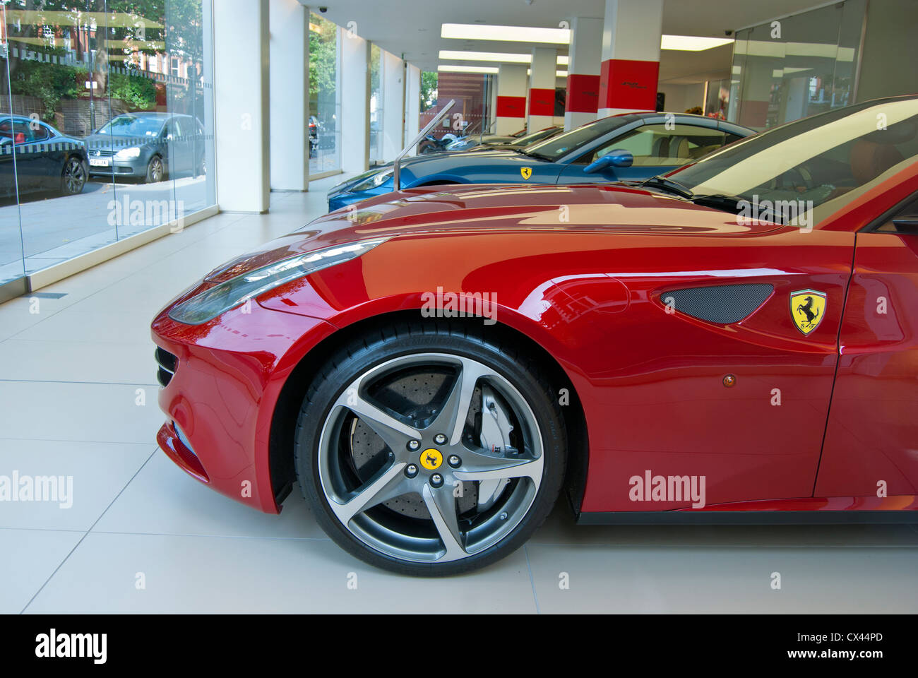 Ferrari car showroom hi-res stock photography and images - Alamy