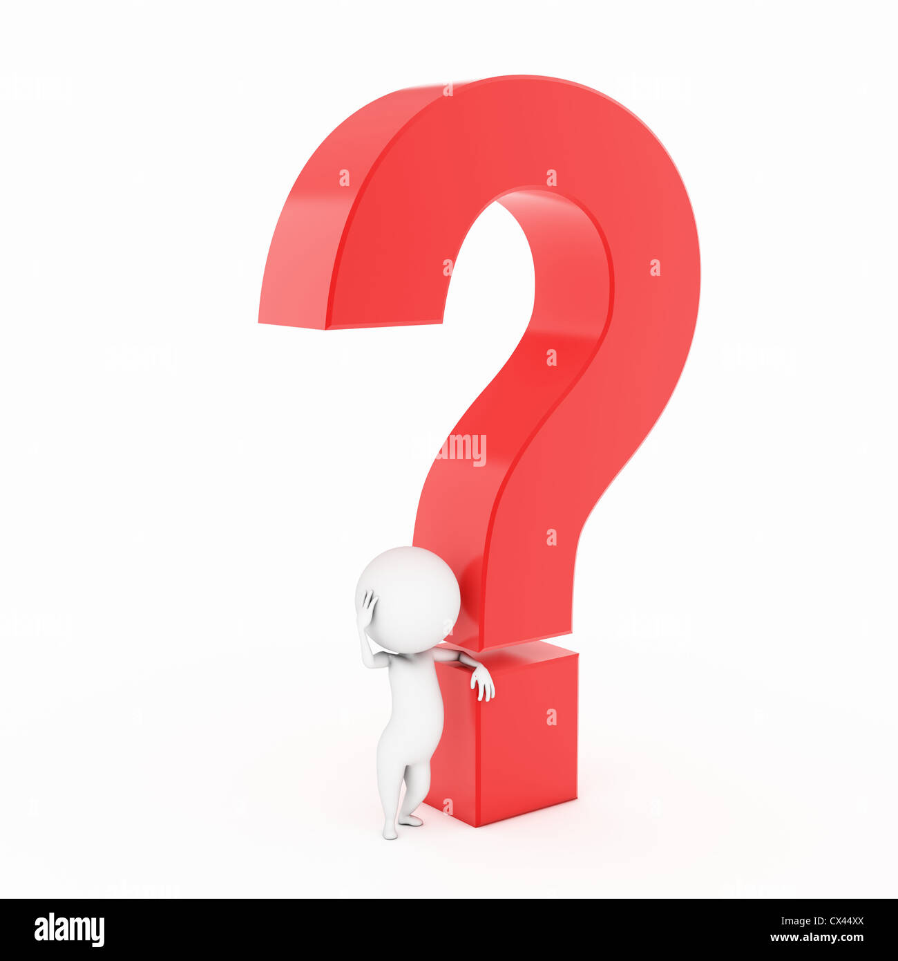 Question mark guy hi-res stock photography and images - Alamy