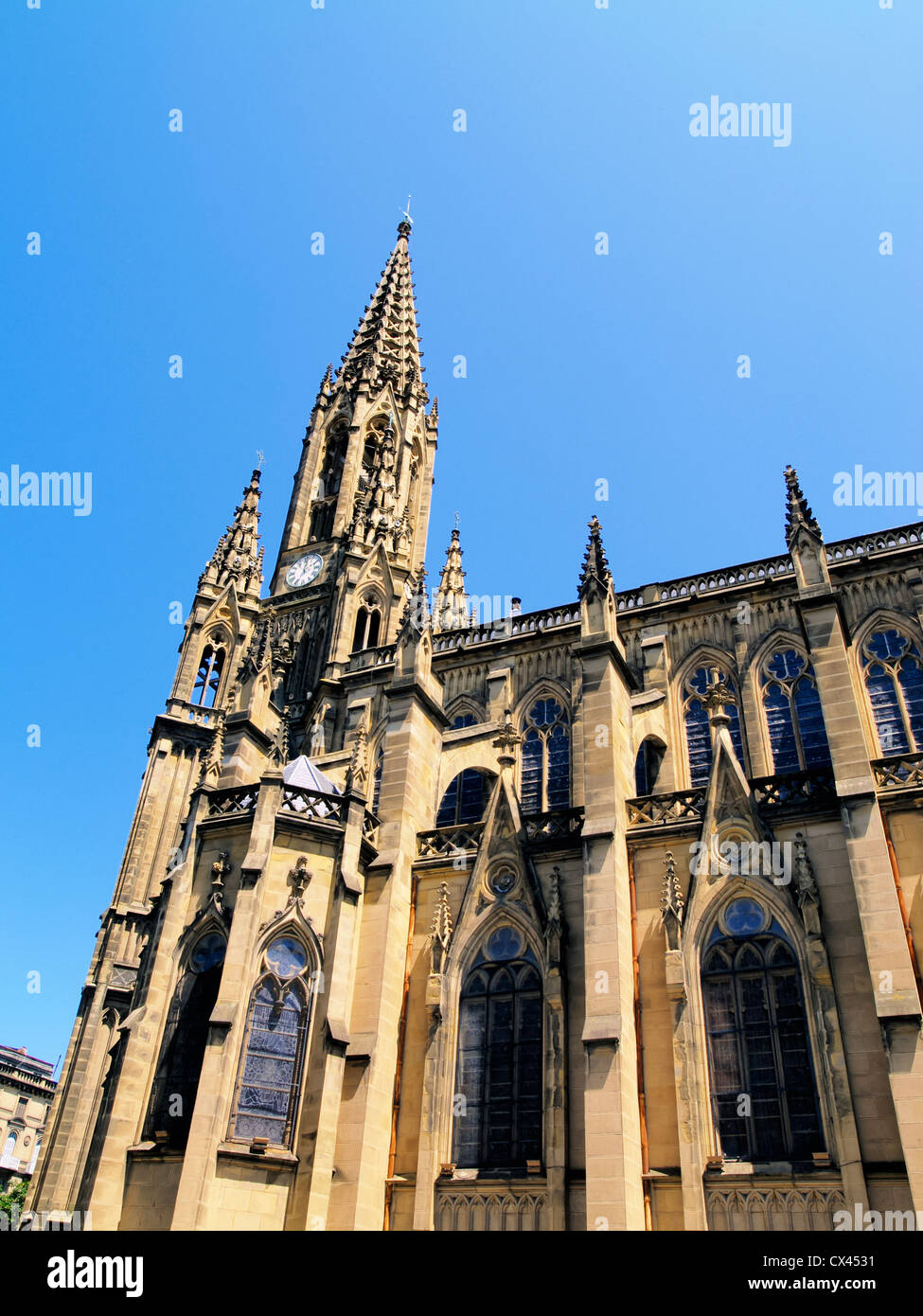 San Sebastian Spain Church Cathedral Stock Photos & San Sebastian Spain ...
