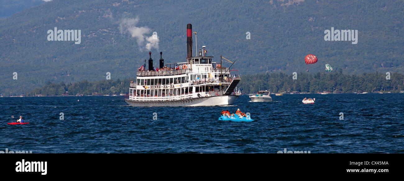 Minne-Ha-Ha steam powered stern wheel excursion cruise ship United ...