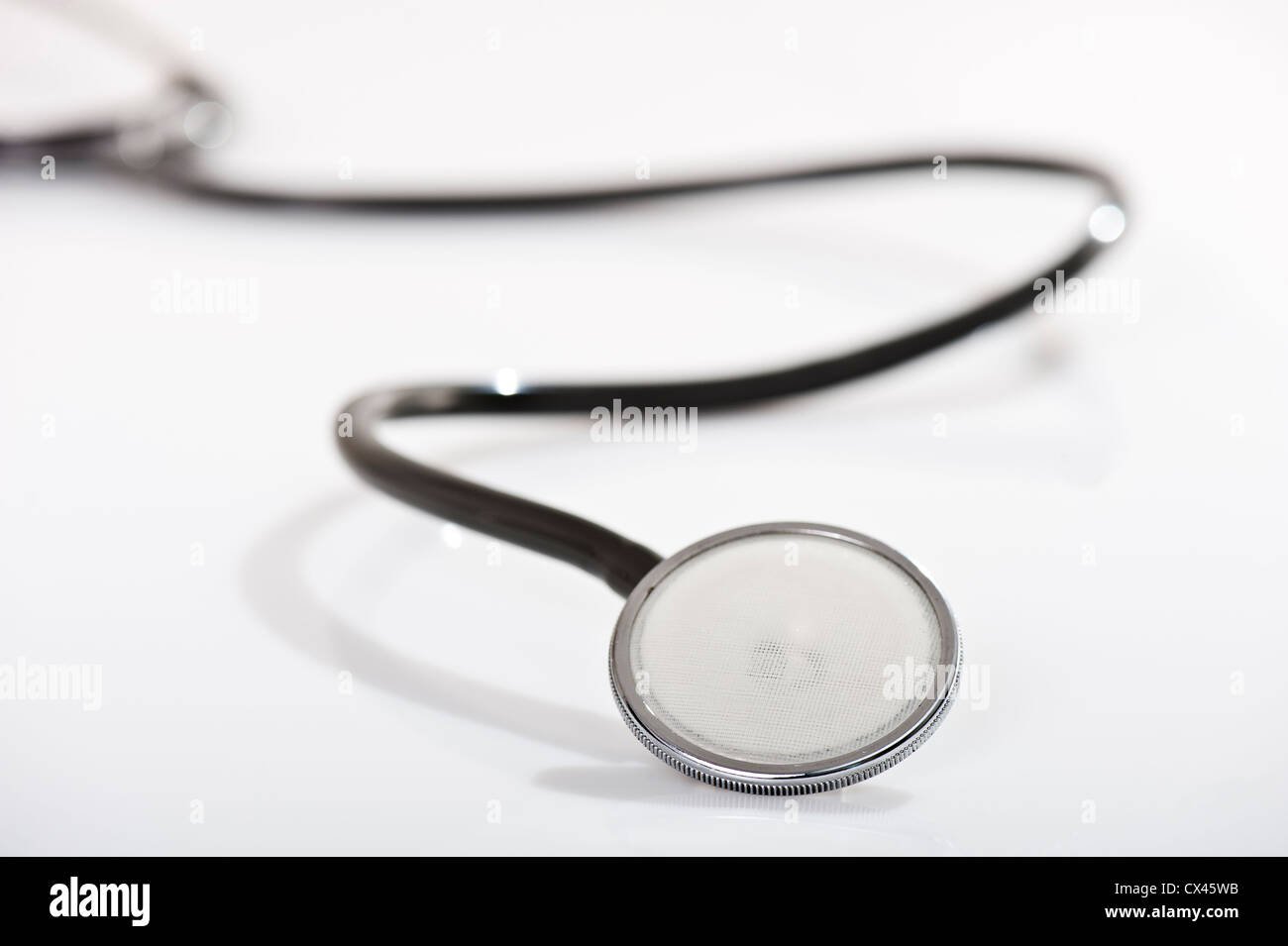 Medical stethoscope, macro studio shot Stock Photo - Alamy