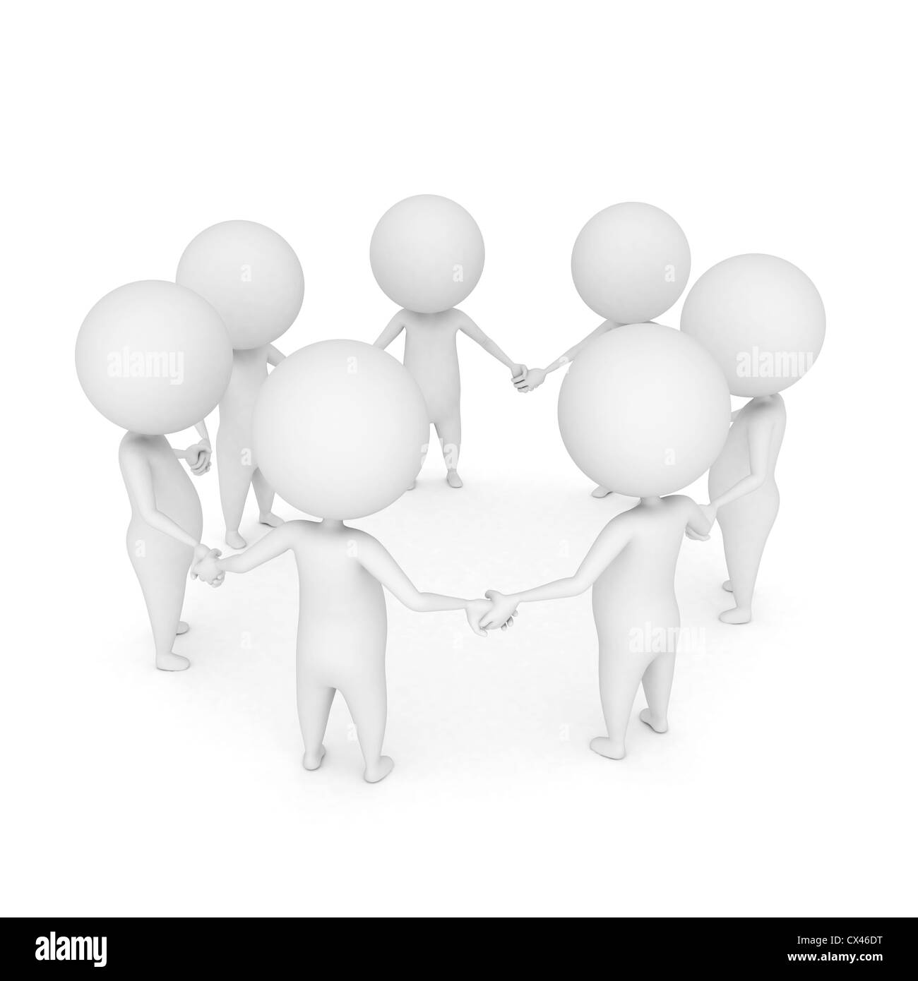 Hands together illustration Black and White Stock Photos & Images - Alamy