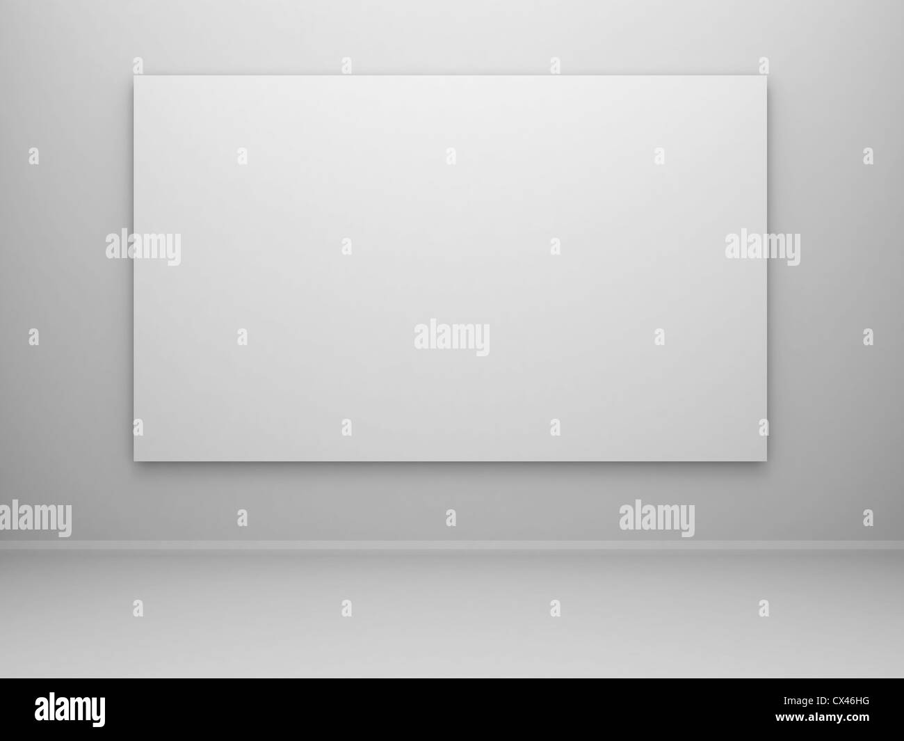 Empty gallery room Black and White Stock Photos & Images - Alamy