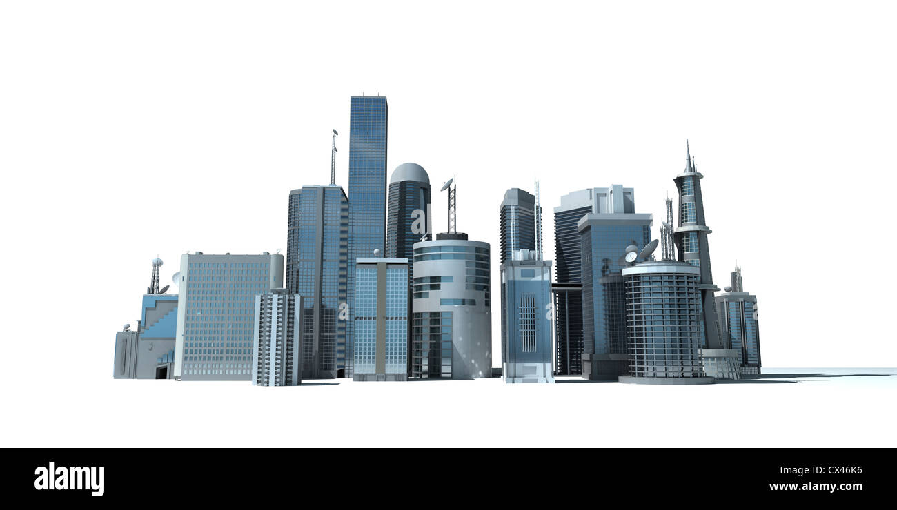 City modern architecture Cut Out Stock Images & Pictures - Alamy