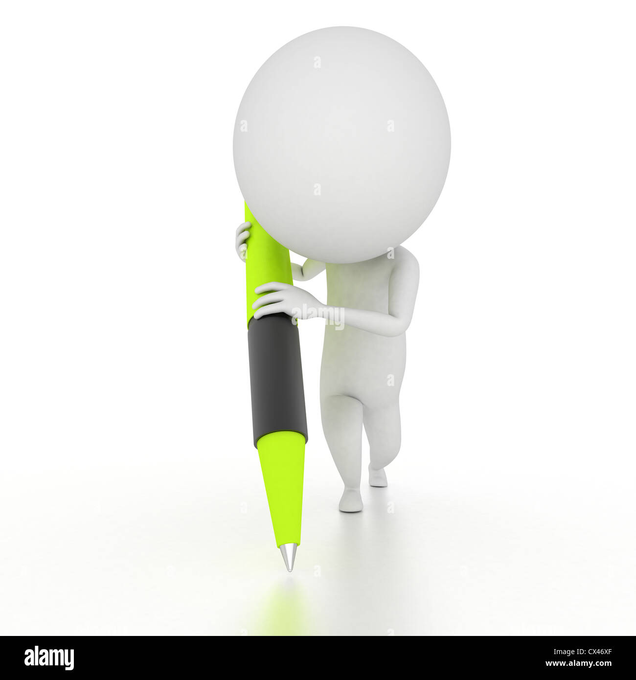 Cartoon Pen Character High Resolution Stock Photography and Images - Alamy