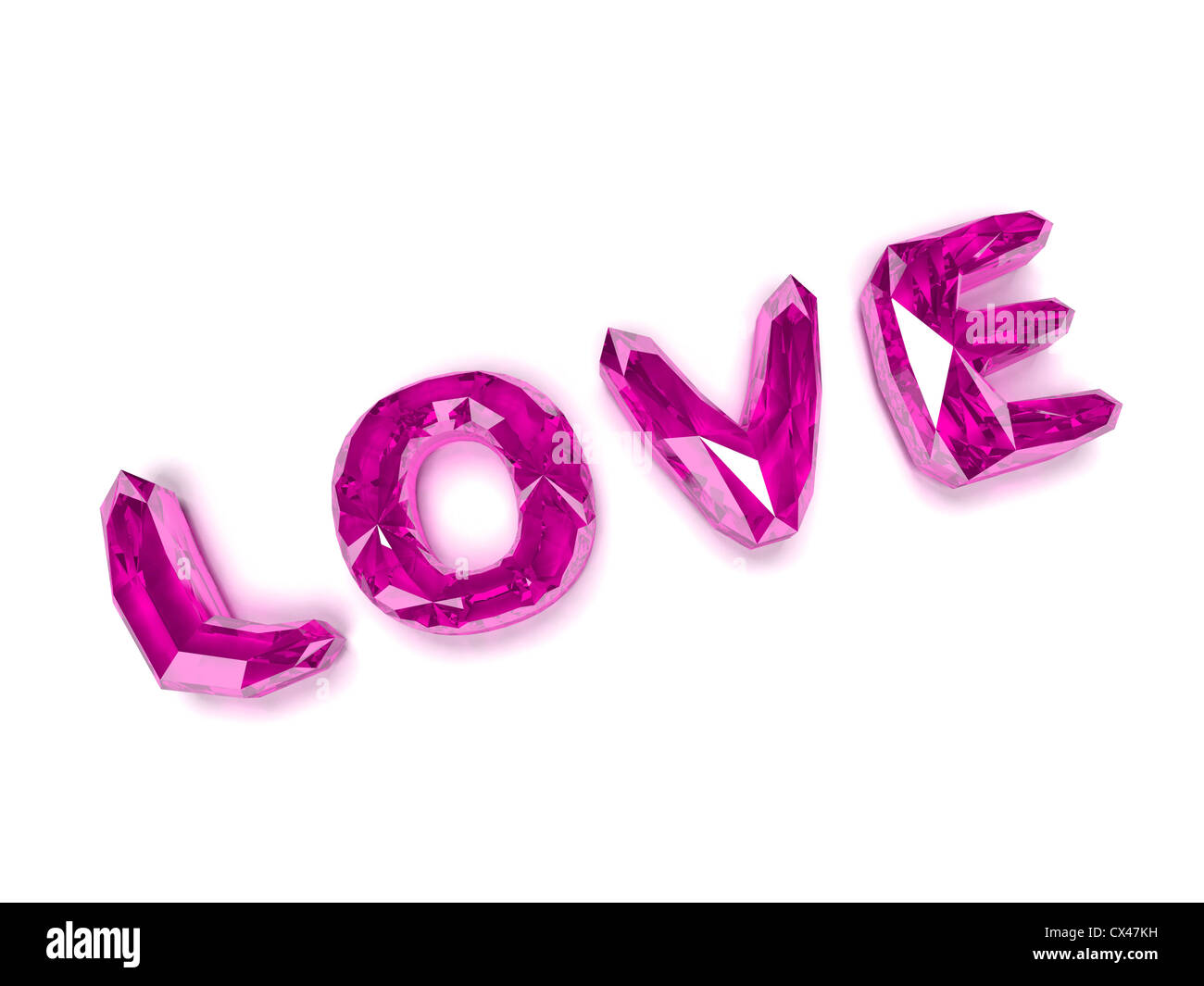 Ruby letter Cut Out Stock Images & Pictures - Alamy