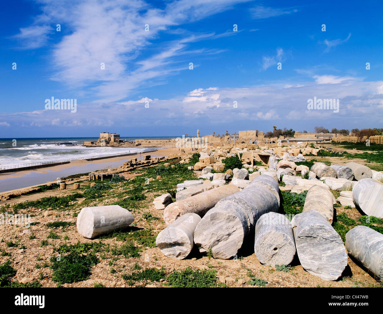 Caesarea Maritima, Israel Stock Photo - Alamy