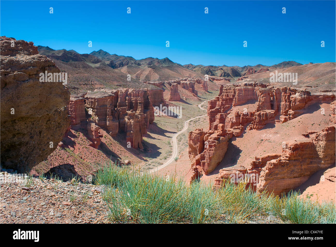 canyon landscape in Central Asia Stock Photo - Alamy