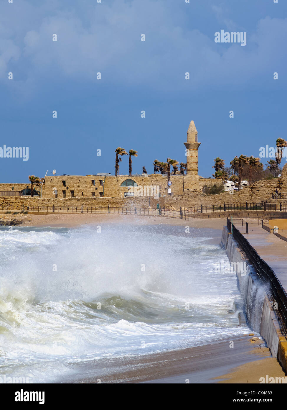 Port city of caesarea maritima hi-res stock photography and images - Alamy