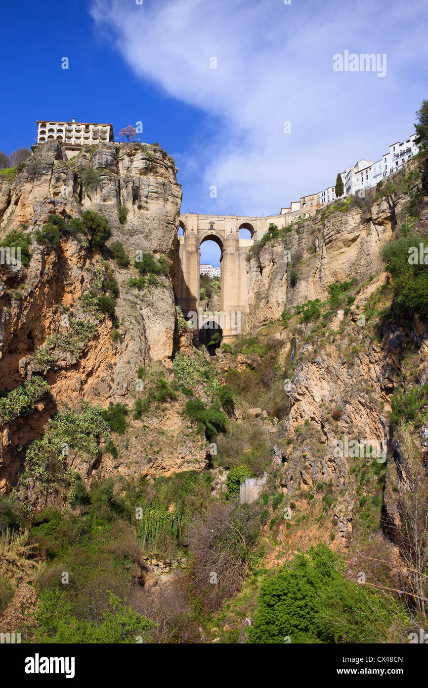 New Bridge (Spanish: Puente Nuevo) from 18th century in Ronda ...