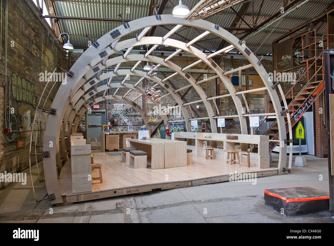Evergreen Brick Works or Brick Factory in the Don Valley in Toronto ...