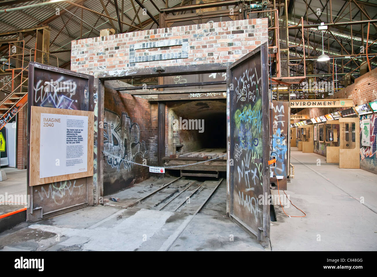 Evergreen Brick Works or Brick Factory in the Don Valley in Toronto ...