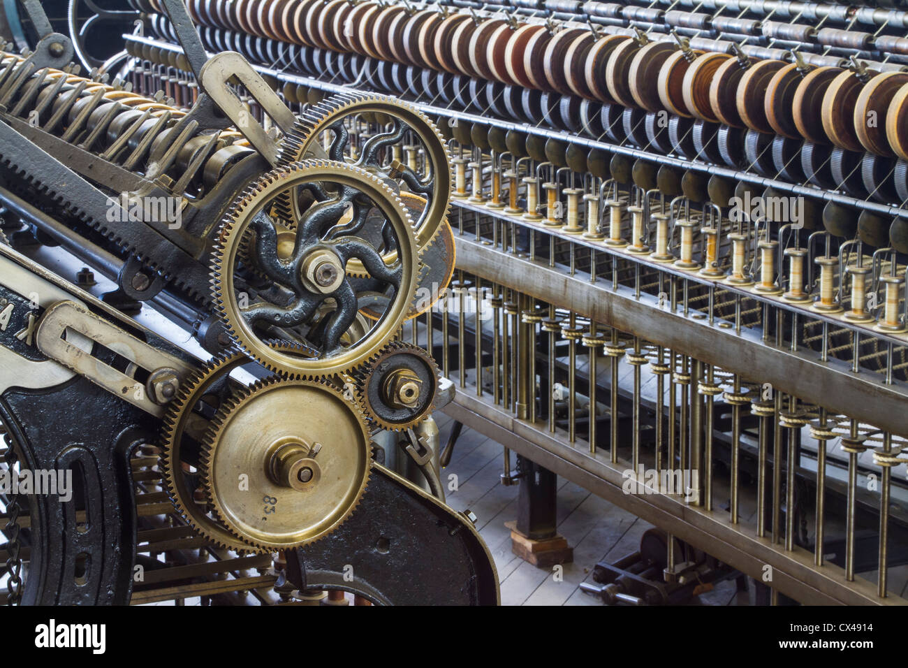 Worsted spinning mill hi-res stock photography and images - Alamy