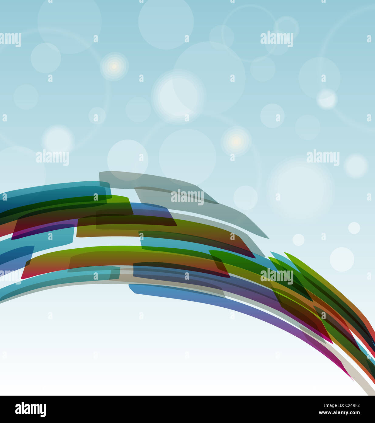 Illustration technology background light blue Stock Photo - Alamy