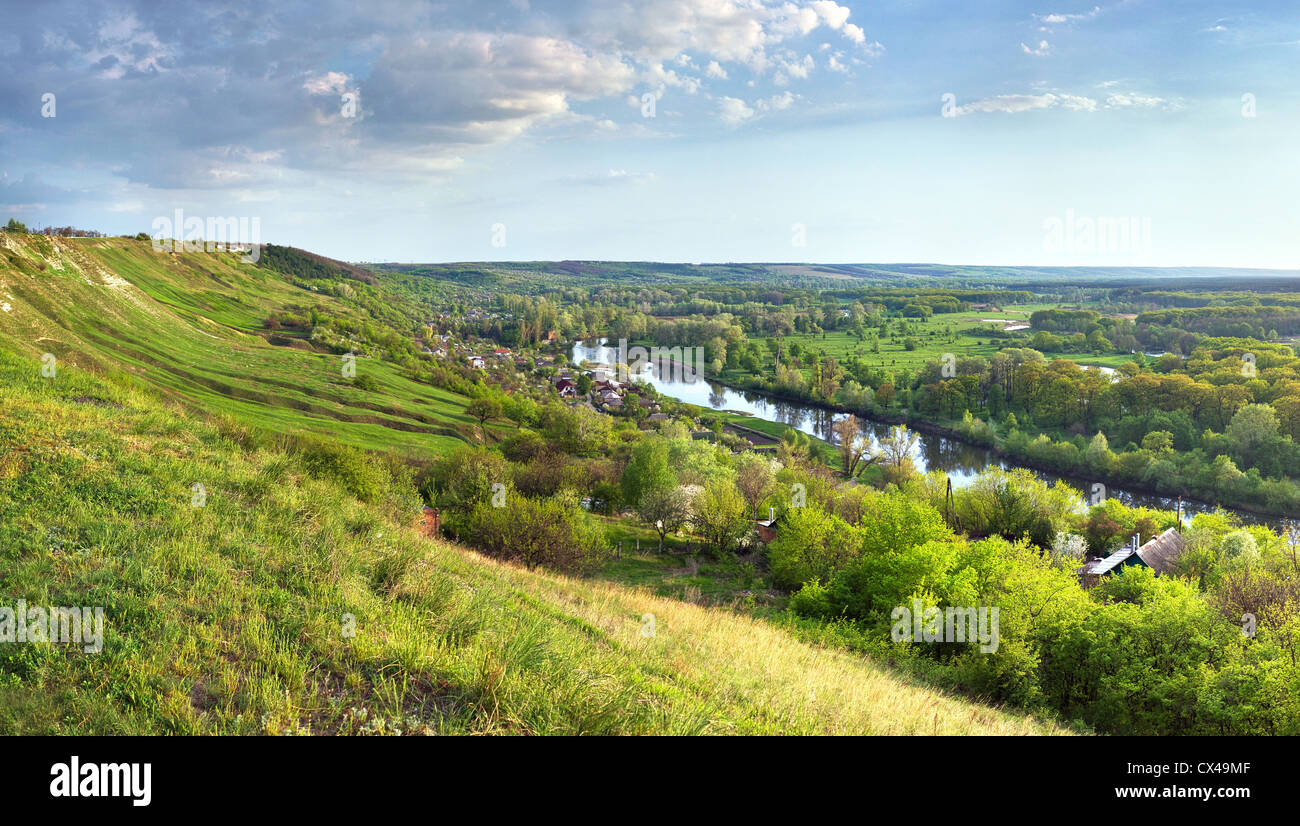 Summer nature landscape Stock Photo - Alamy