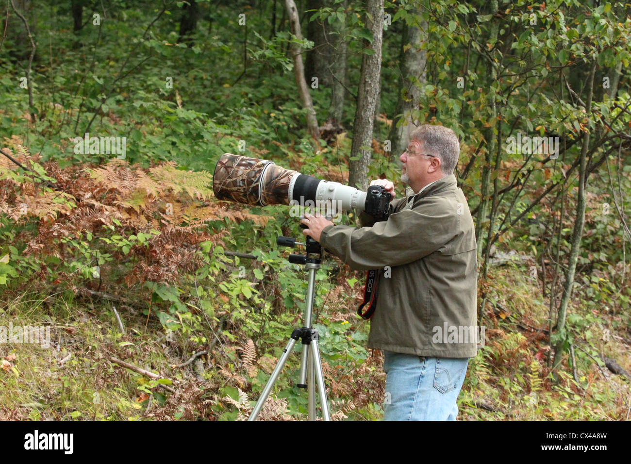 Super telephoto lens hi-res stock photography and images - Alamy