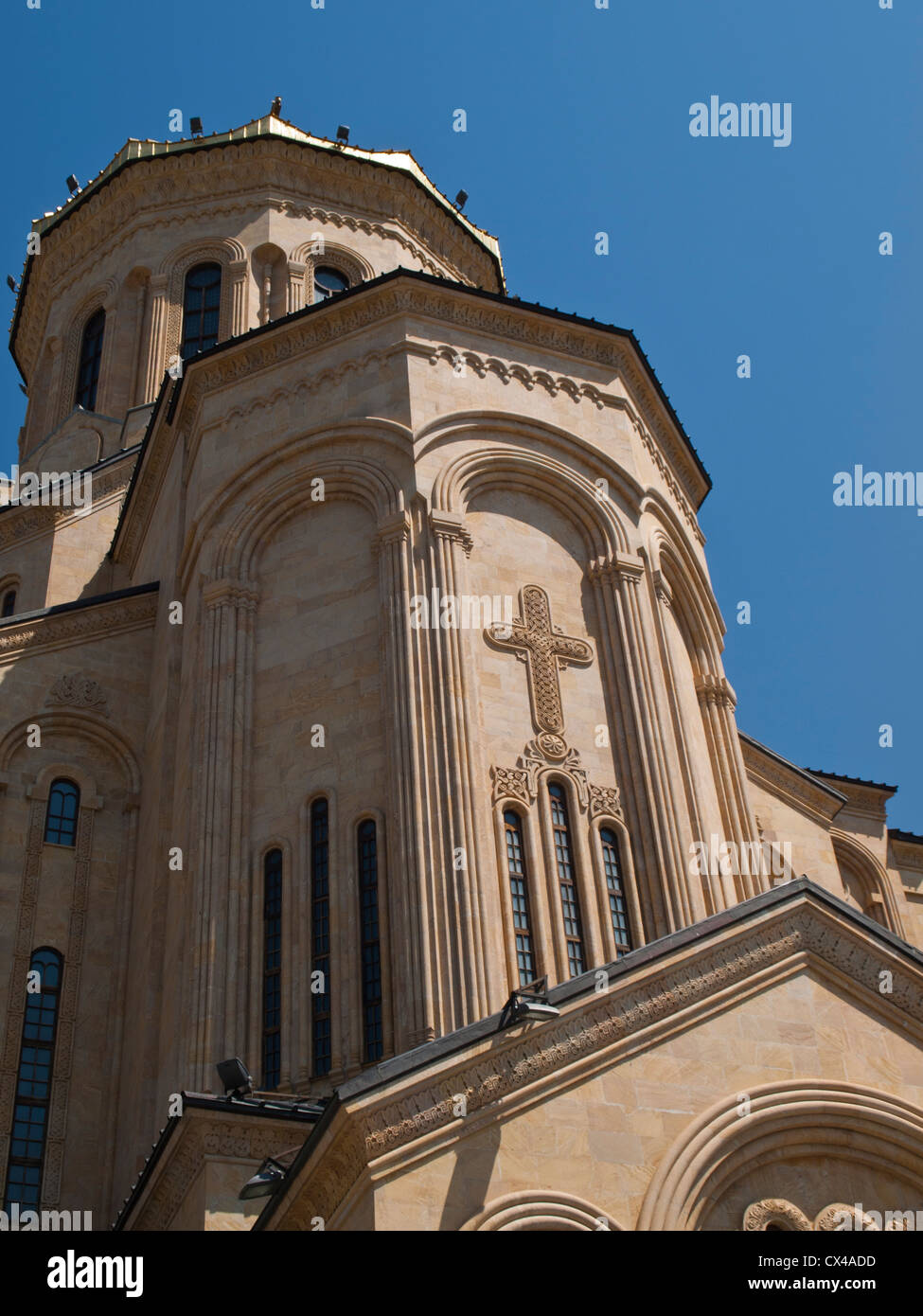 Tbilisi Tsminda Sameba Cathedral Stock Photo - Alamy