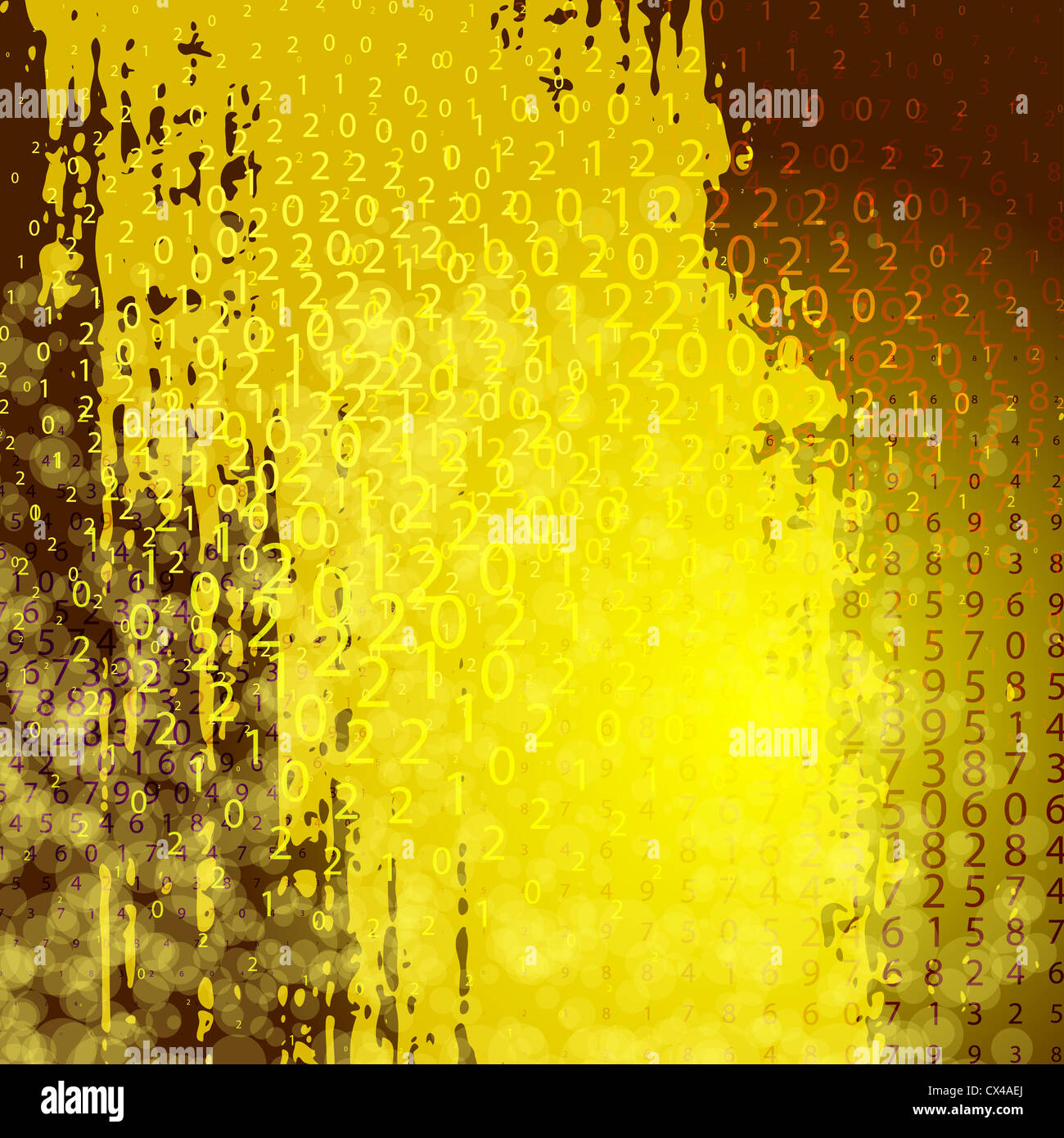 abstract colorful composition of numbers, vector eps10 Stock Photo - Alamy
