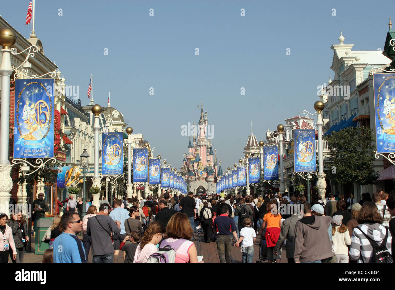 Euro Disney Paris Stock Photo - Alamy