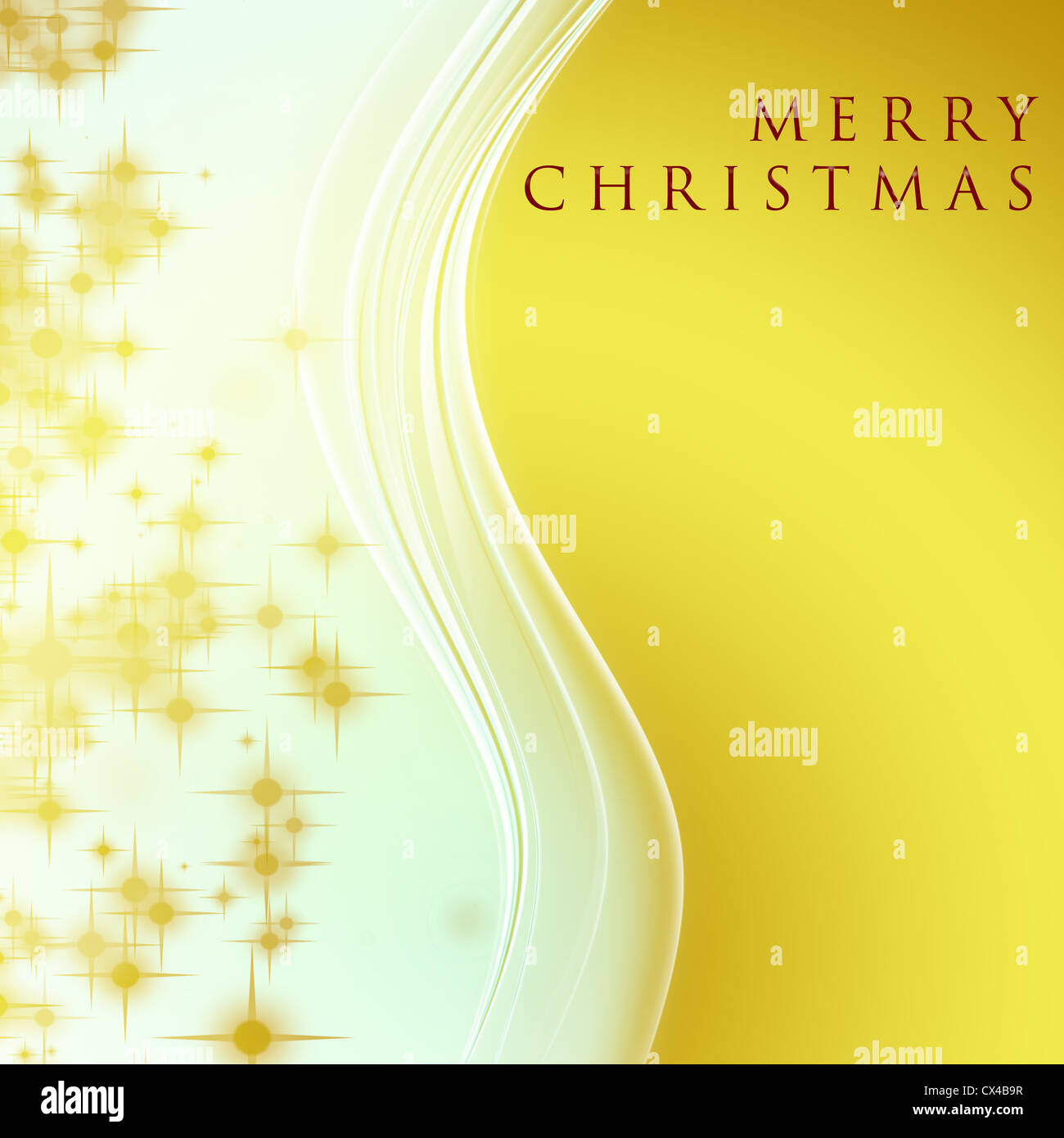 Fantastic Christmas wave design with glowing stars Stock Photo - Alamy