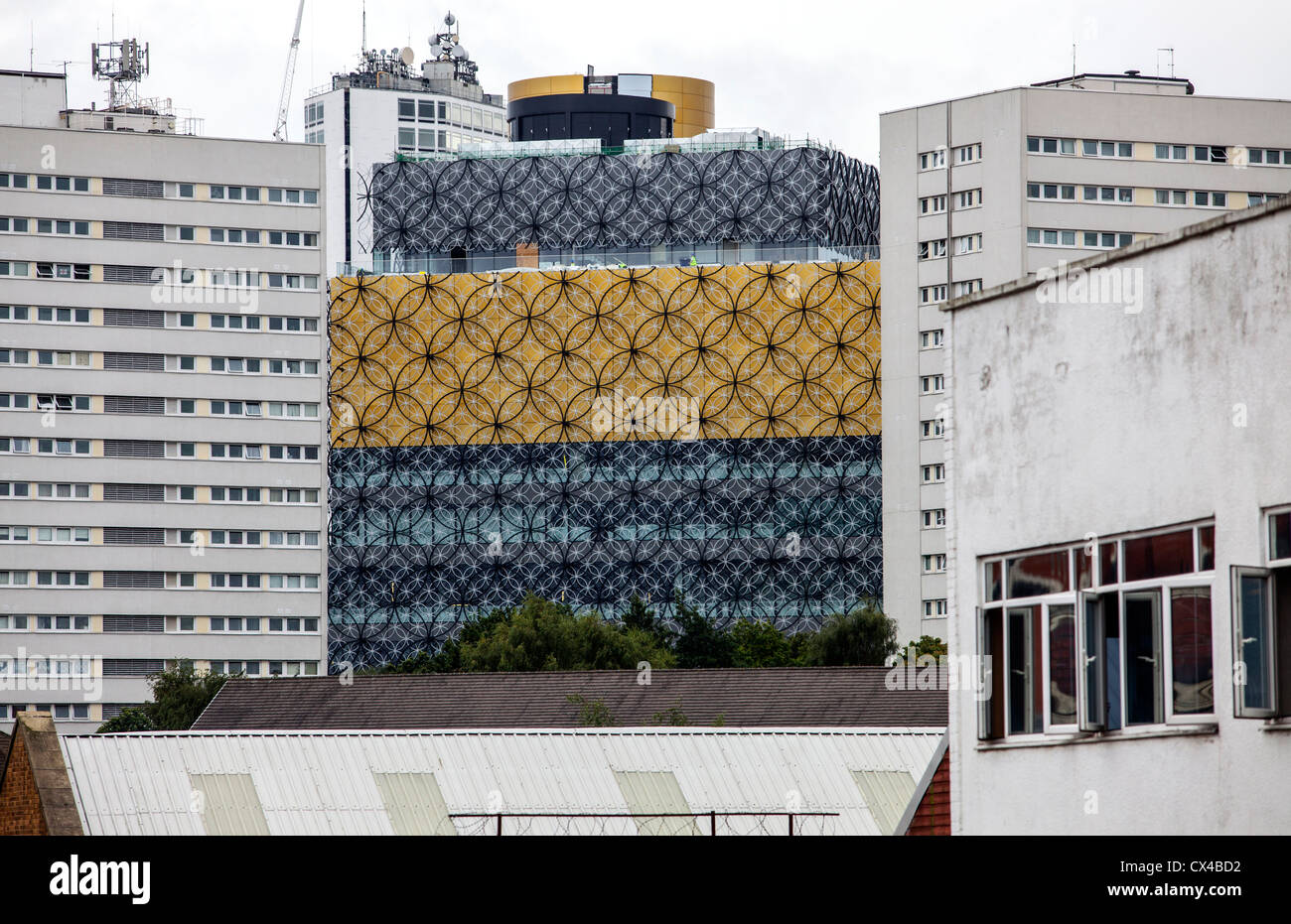 The newly built Library of Birmingham designed by architects Mecanoo ...