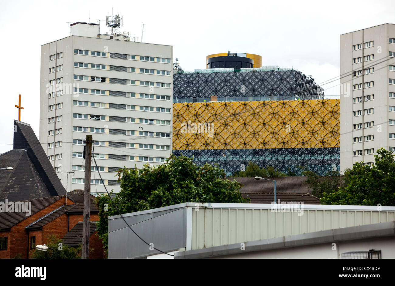 The newly built Library of Birmingham designed by architects Mecanoo ...