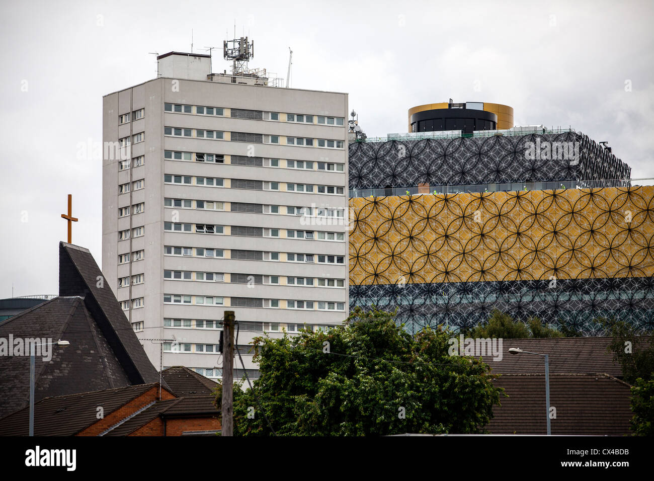 The newly built Library of Birmingham designed by architects Mecanoo ...