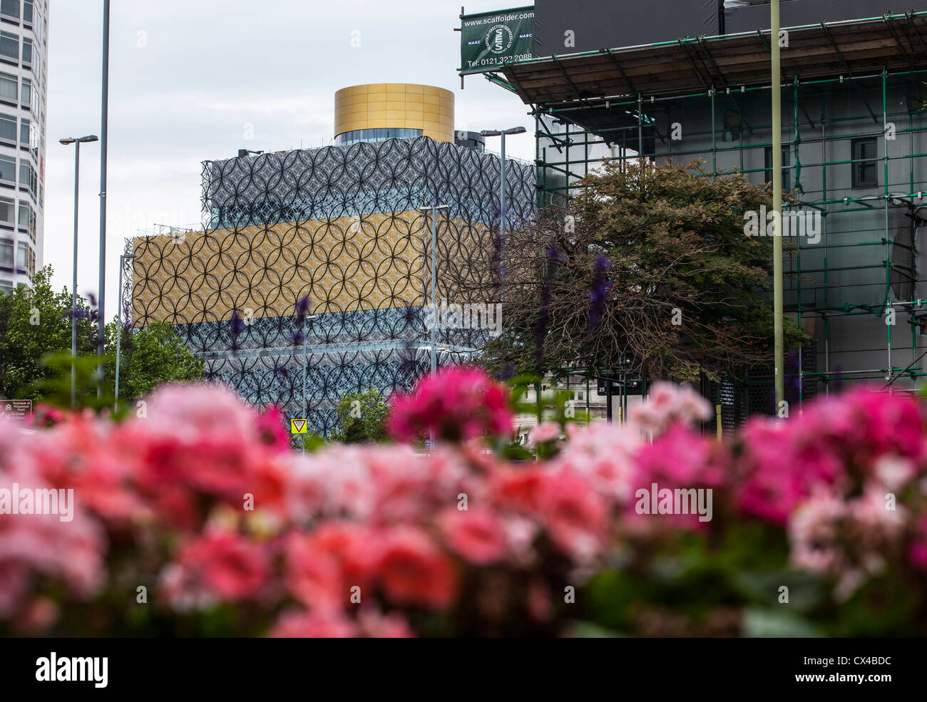 The newly built Library of Birmingham designed by architects Mecanoo ...
