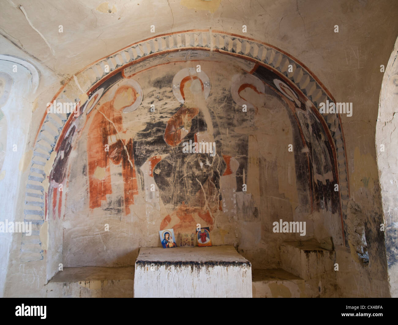 Udabno cave monastery part of Davit Gareja Stock Photo - Alamy
