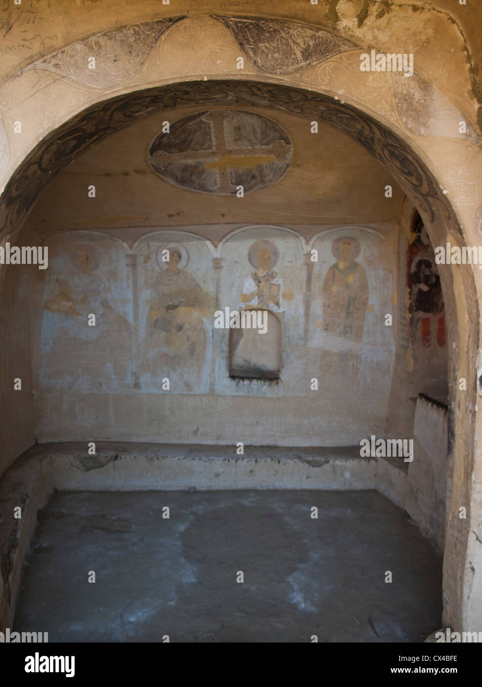 Udabno cave monastery part of Davit Gareja Stock Photo - Alamy