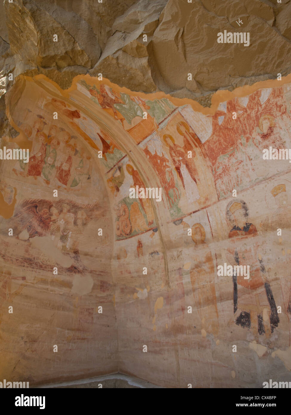 Udabno cave monastery part of Davit Gareja Stock Photo - Alamy