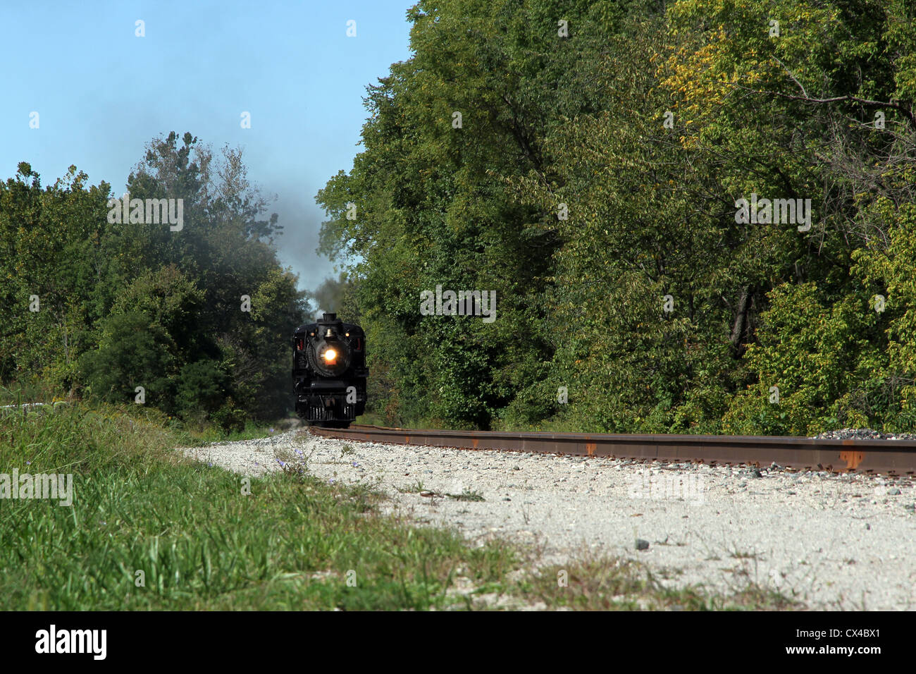 Central Ohio RR steam engine pulling the Cuyahoga Valley Scenic RR ...